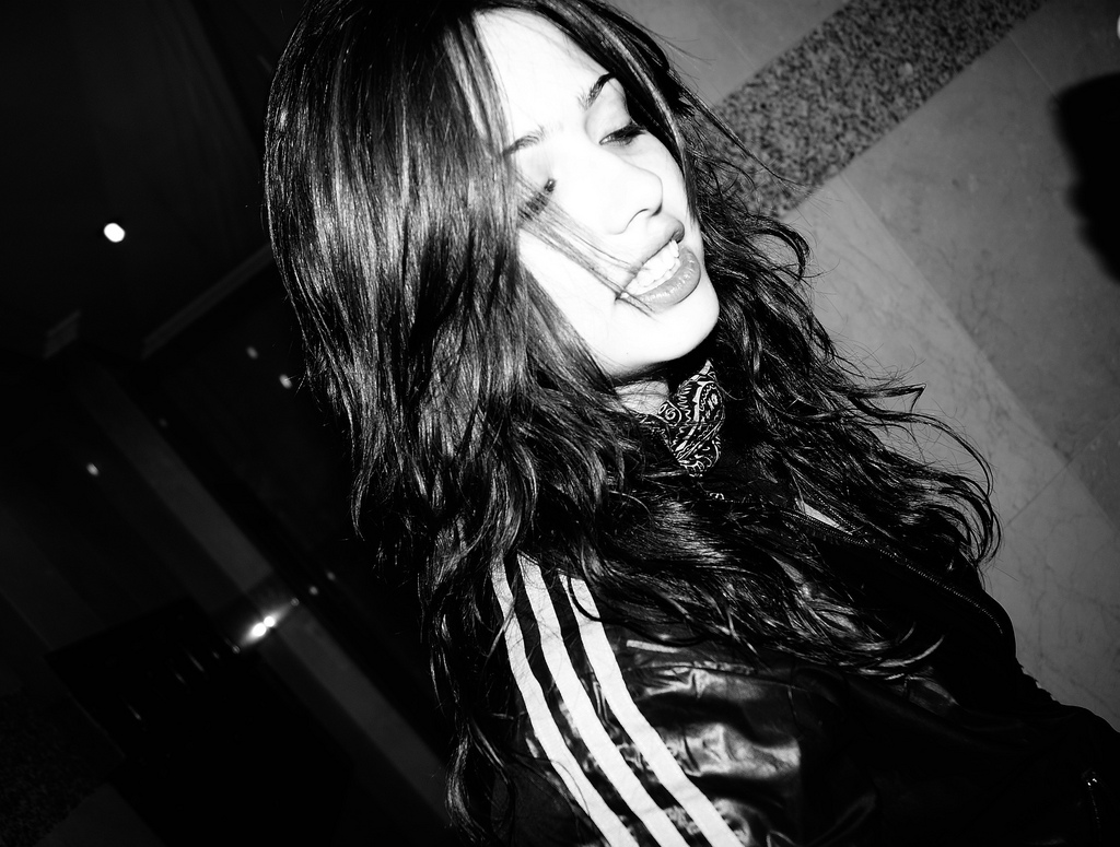 Adidas womens black shiny jacket black and white grin | Shiny Sports