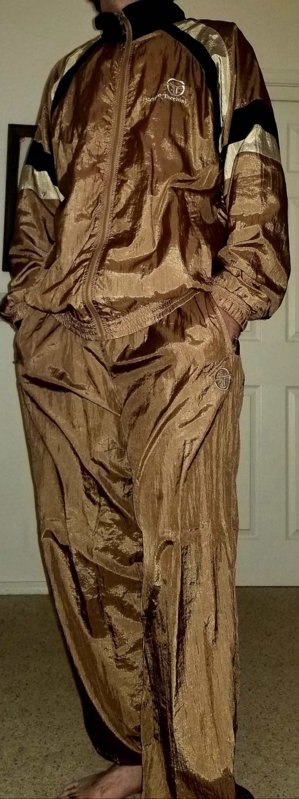 My gold shellsuit | Shiny Sports